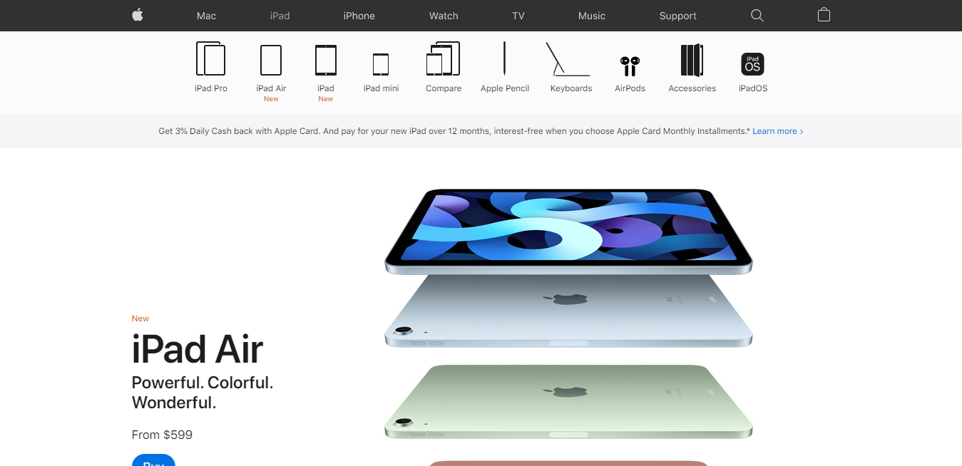 5 INSPIRATIONS FROM APPLE'S WEBSITE DESIGN